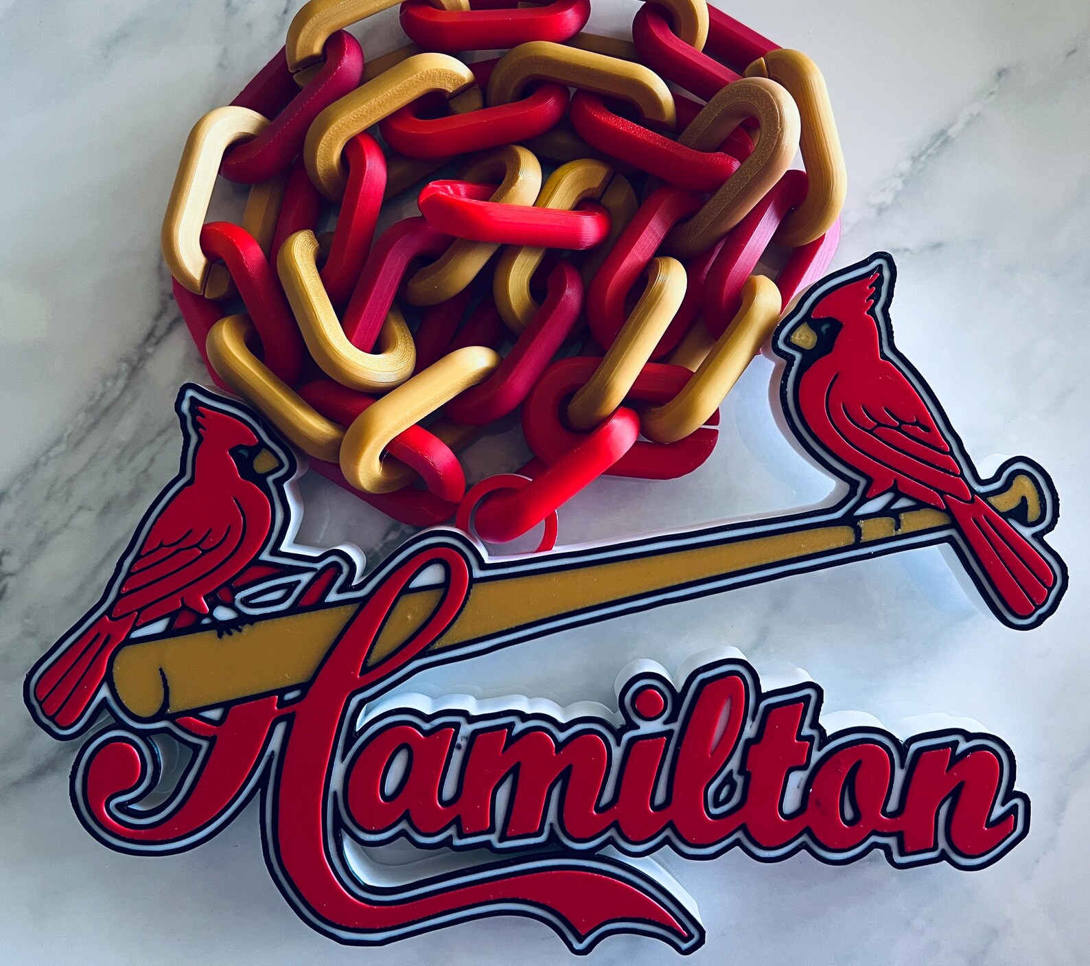 Custom 3D Printed Hype Chain Oversized Sports Fan MVP Award - Etsy