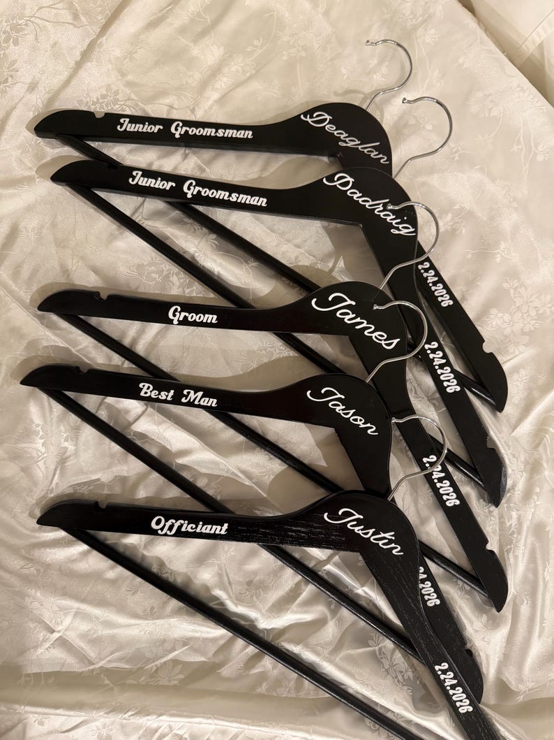 Personalized Wedding Hanger – Custom Bridal Party Keepsake Gift for ...