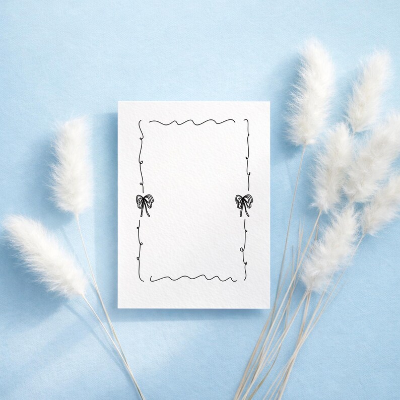 Bow Frame SVG Bundle, Elegant Bow Frames, Decorative Frame Collection ...