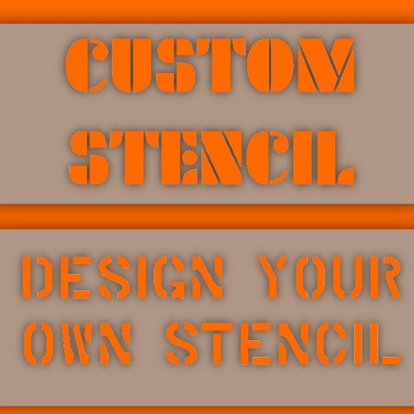 Custom Logo Stencil Large - Etsy