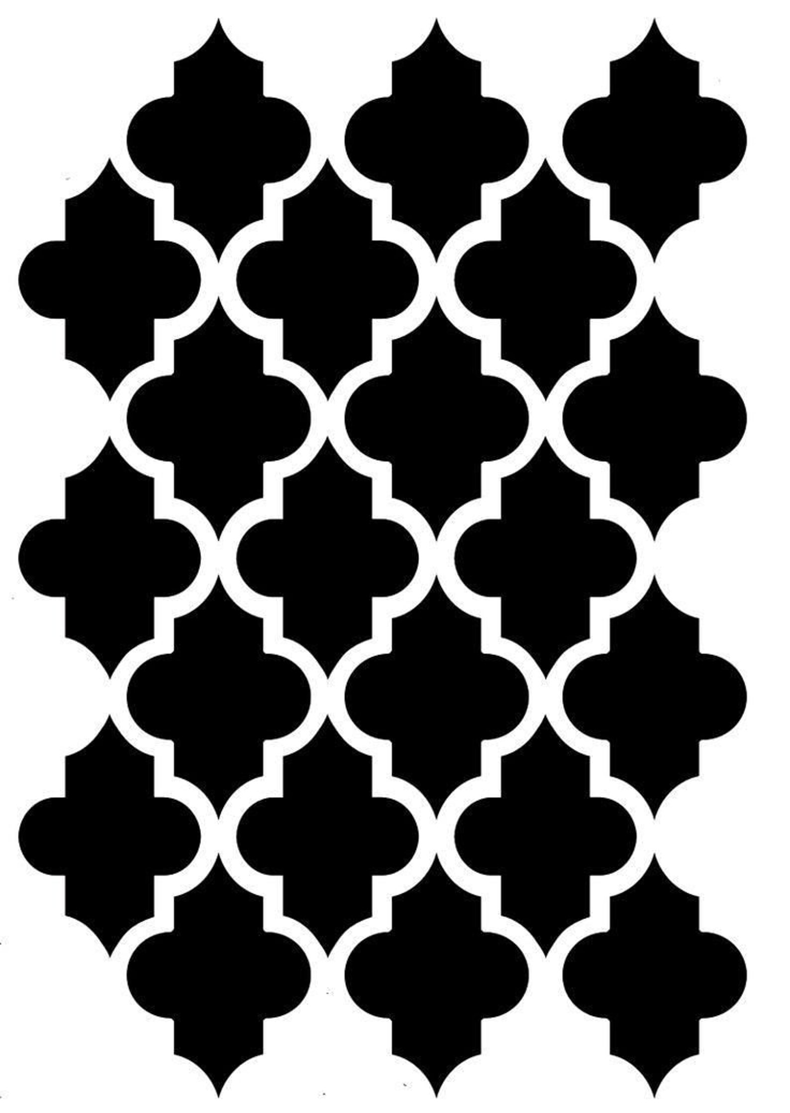 Large Ornament Stencil for Walls Painting, Pattern Bee Big Spray Paint ...