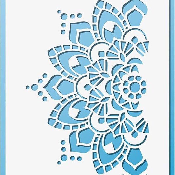 Large Mandala Stencil - Etsy