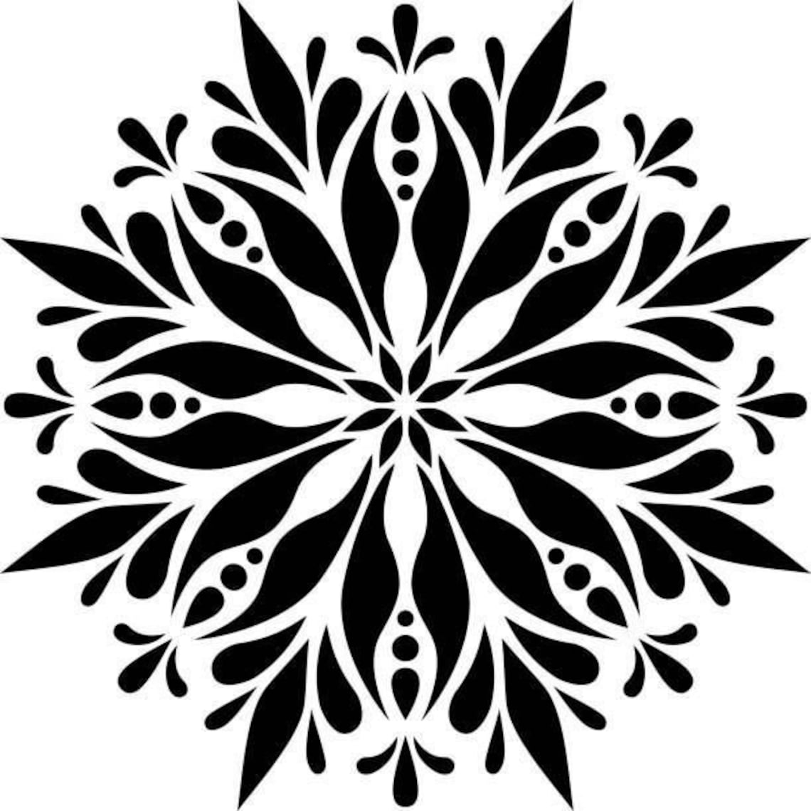 Large Mandala Stencil for Walls Painting, Large Spray Paint Stencils ...