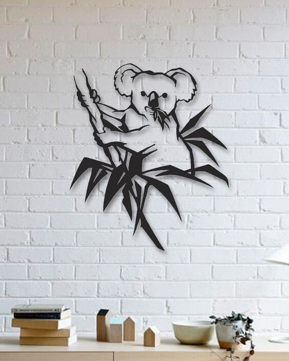 Large Panda Stencil for Walls Painting, Large Spray Paint Stencils ...