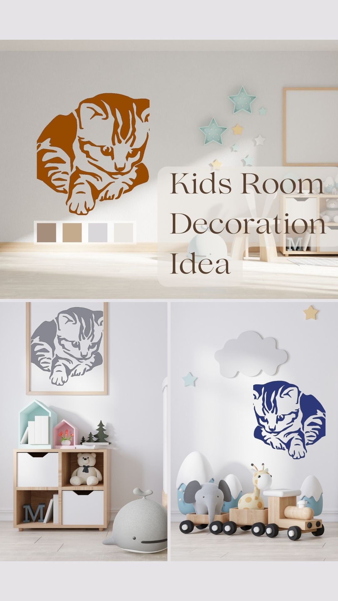 Large Cat Stencil for Walls Painting, Large Kitty Spray Paint Stencils ...