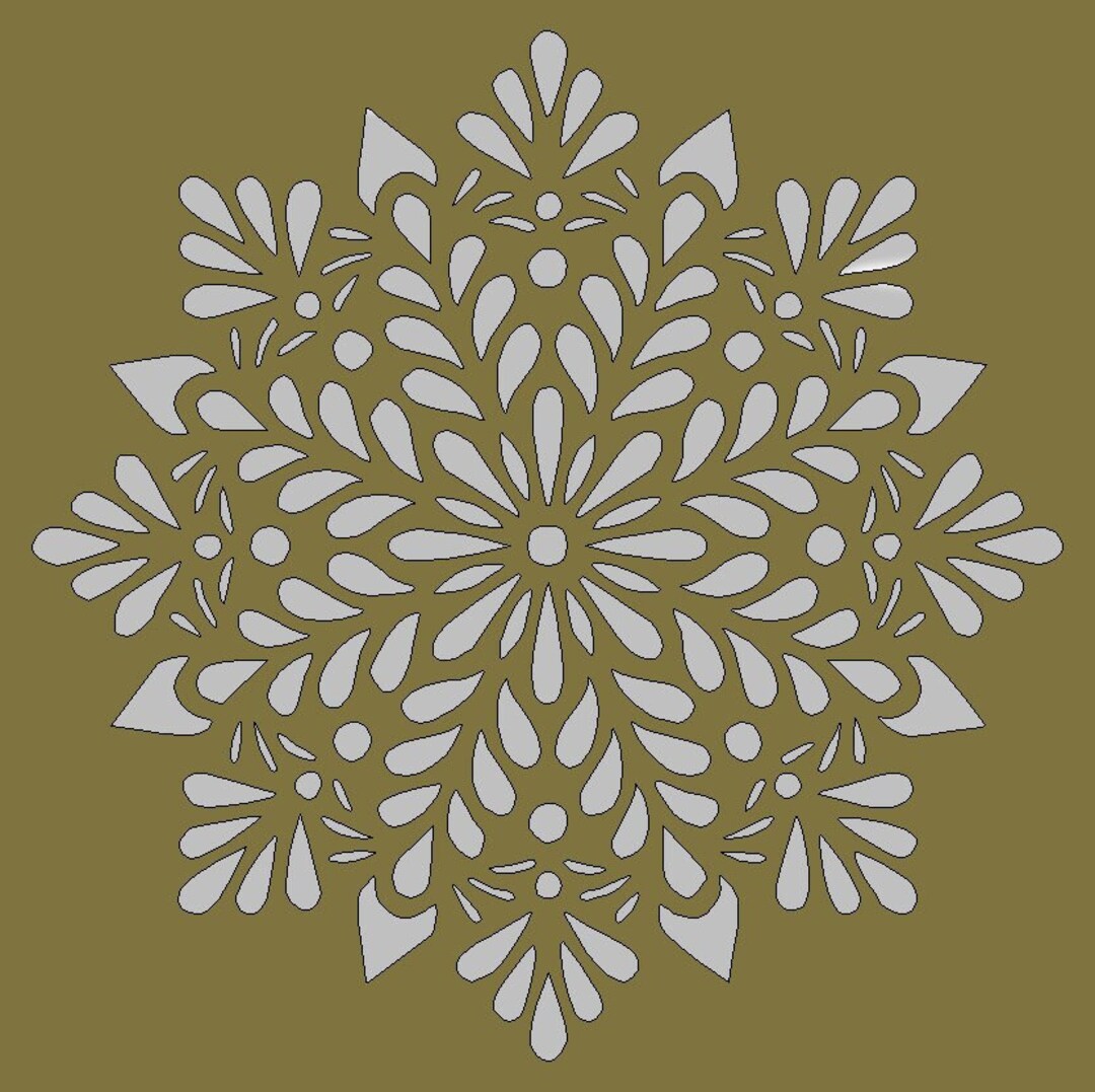 Large Mandala Stencil for Walls Painting, Large Spray Paint Stencils ...