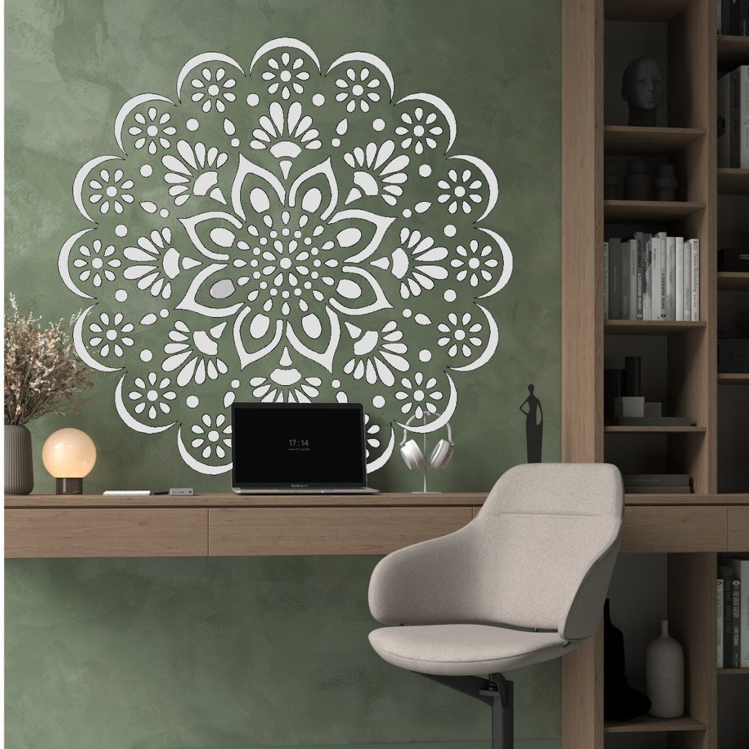 Large Mandala Stencil for Walls Painting, Large Spray Paint Stencils ...