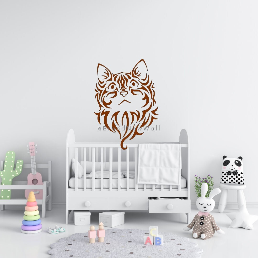 Large Cat Stencil for Walls Painting, Kitty Spray Paint Stencils, Wall ...