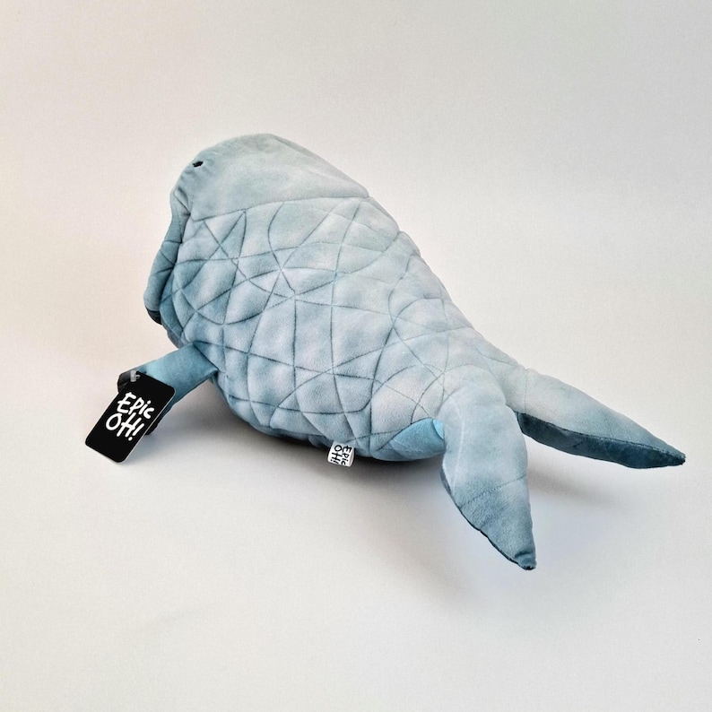 Bloop Whale Plush – Handmade Collectible Stuffed Animal | Unique ...