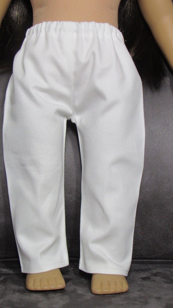 18 Inch Doll White Pants - Etsy