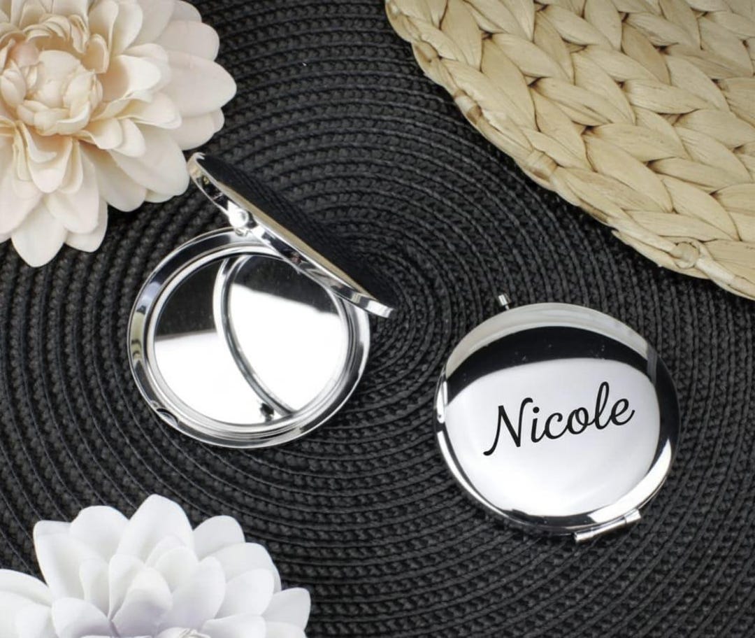 Personalized Compact Mirror,custom Name Pocket Mirror,makeup Mirror ...