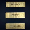 Bookshelf Labels - Shelf Decorations - Repositionable Book Cart Sign ...