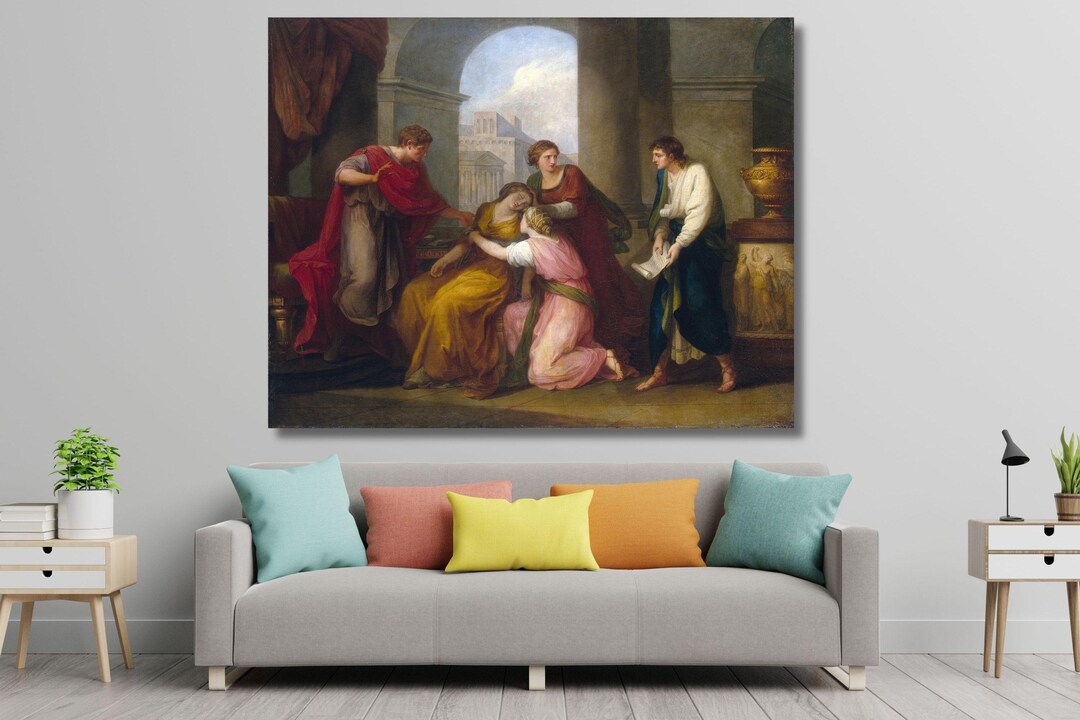 Angelica Kauffmann Virgil Reading the Aeneid to Augustus and Octavia ...