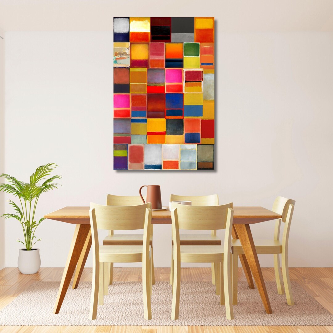 Mark Rothko All Rothkos Together Amazing Design Art Poster Reproduction ...
