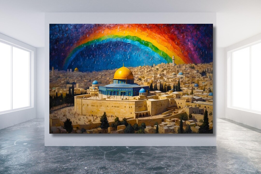 CANVAS WALL DESIGN Masjid Al Aqsa Poster,masjid Al Aqsa Decorative Oil ...