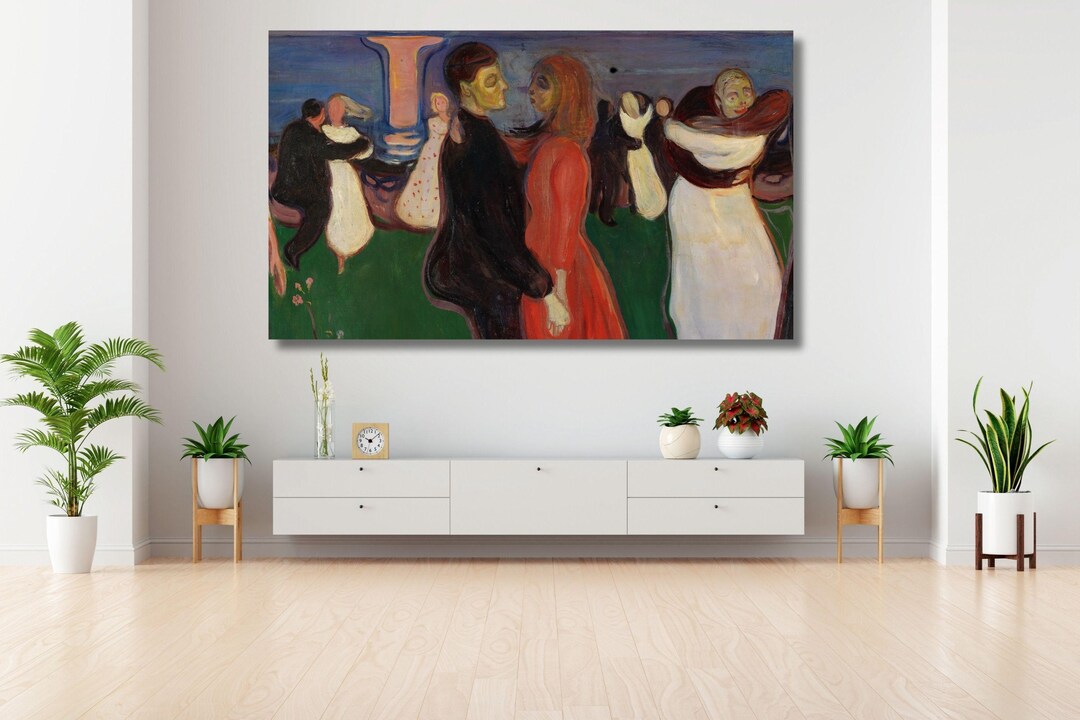 CANVAS WALL DESIGN Edvard Munch the Dance of Life Art Print Edvard ...