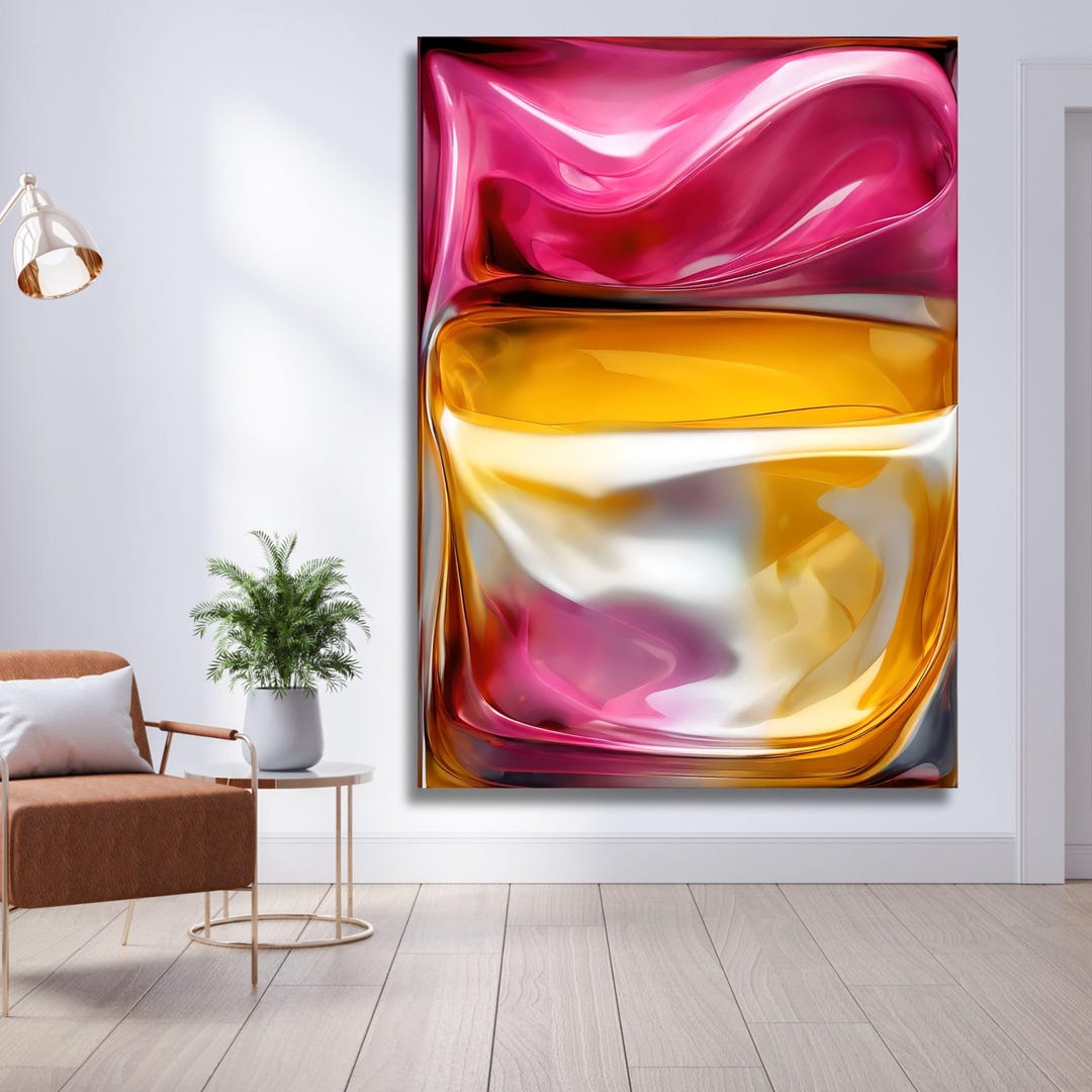 CANVAS WALL DESIGN Mark Rothko White Center Artificial Intelligence ...