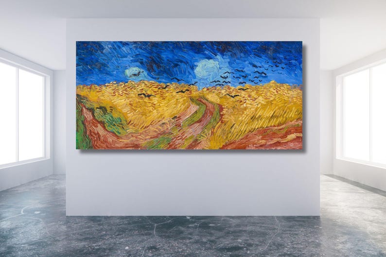 Vincent Van Gogh's Wheatfield With Crows (1890) Famous Landscape ...