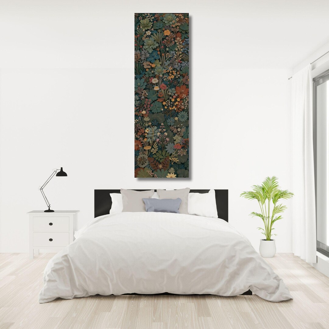 Sunrise Wood Art Colorful Brushstroke Canvas Art, Rainbow Abstract ...