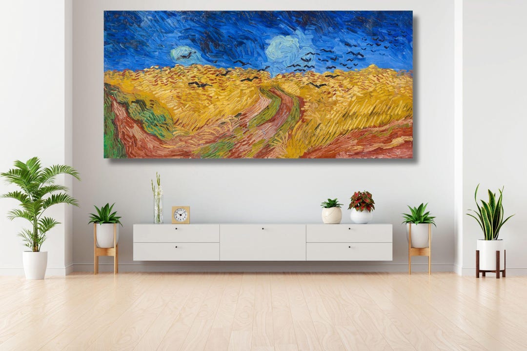 Vincent Van Gogh's Wheatfield With Crows (1890) Famous Landscape ...
