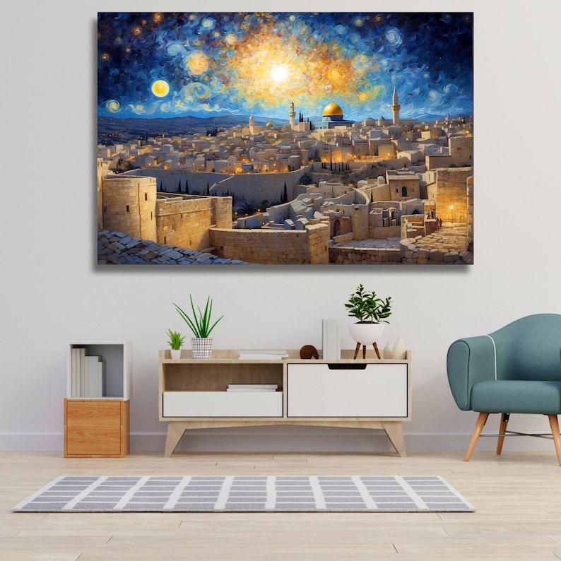 CANVAS WALL DESIGN Masjid Al Aqsa Poster,masjid Al Aqsa Decorative Oil ...