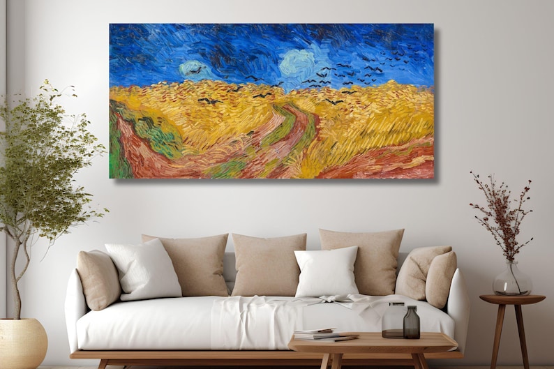 Vincent Van Gogh's Wheatfield With Crows (1890) Famous Landscape ...