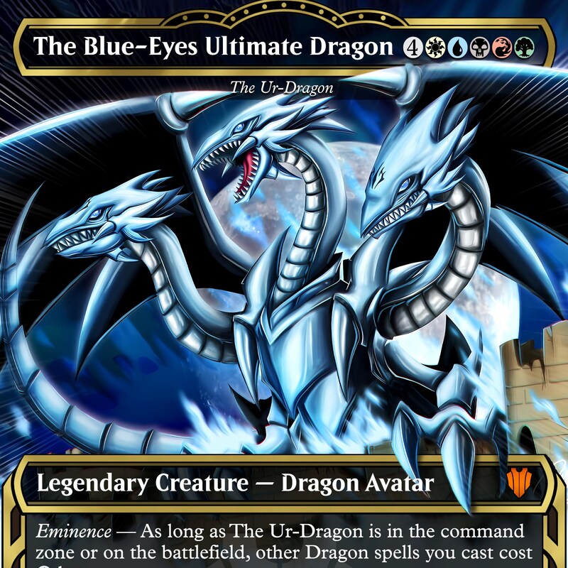 Crimson Colossal Blue Dragon - Etsy Canada