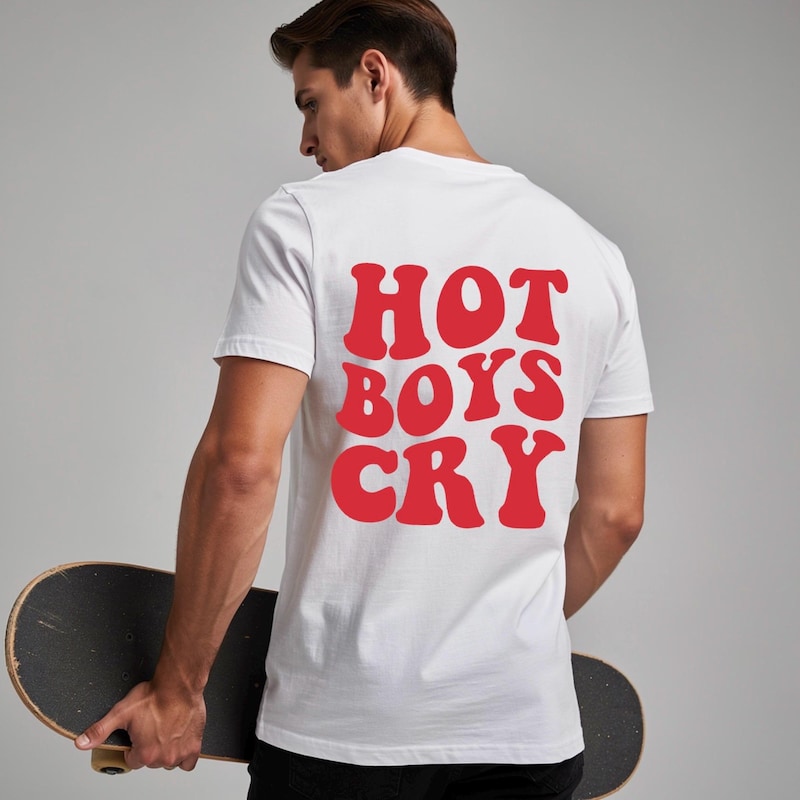 Hot boys cry tshirt - Etsy.de
