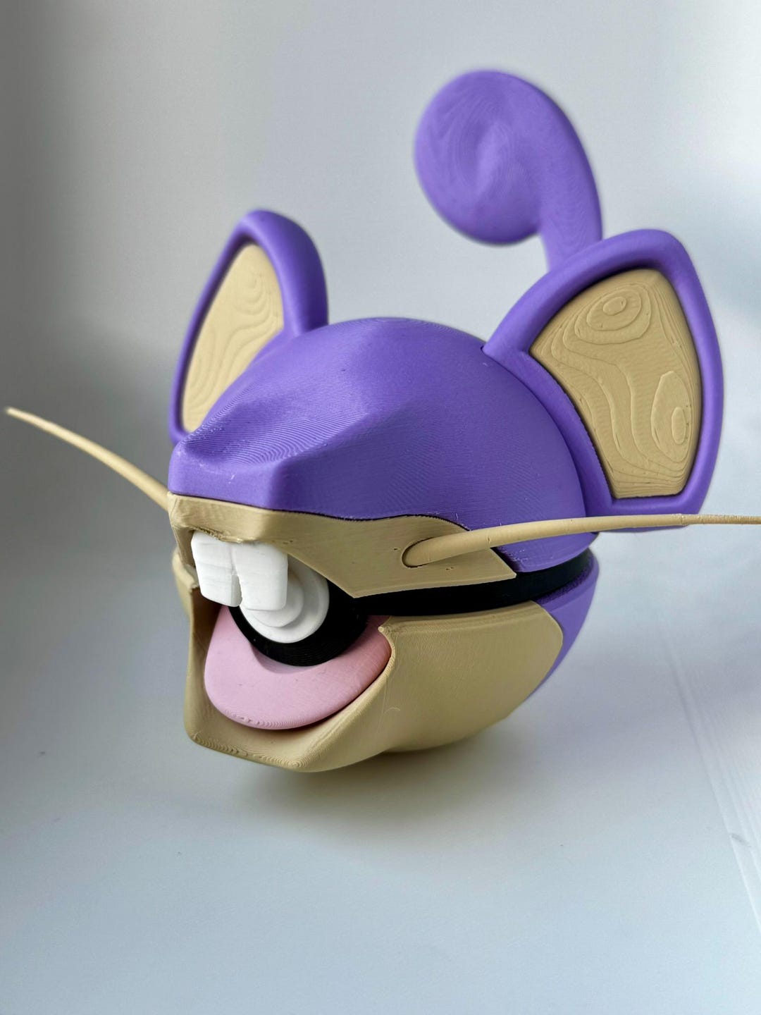 3D Printed Rattata Ball: Nostalgic Desk Toy - Etsy