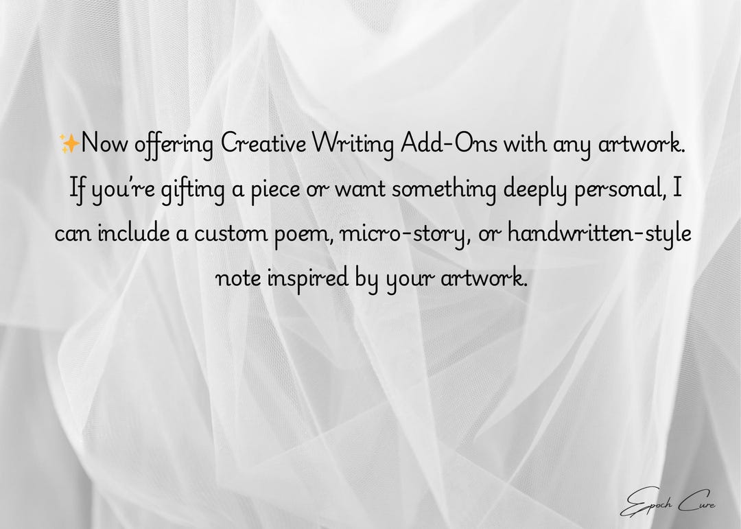Creative Writing Add-on - Etsy