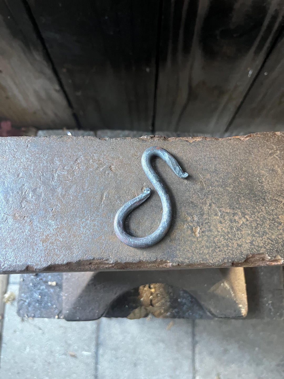 Hand Forged S Hook, Rustic Iron Metal - Etsy