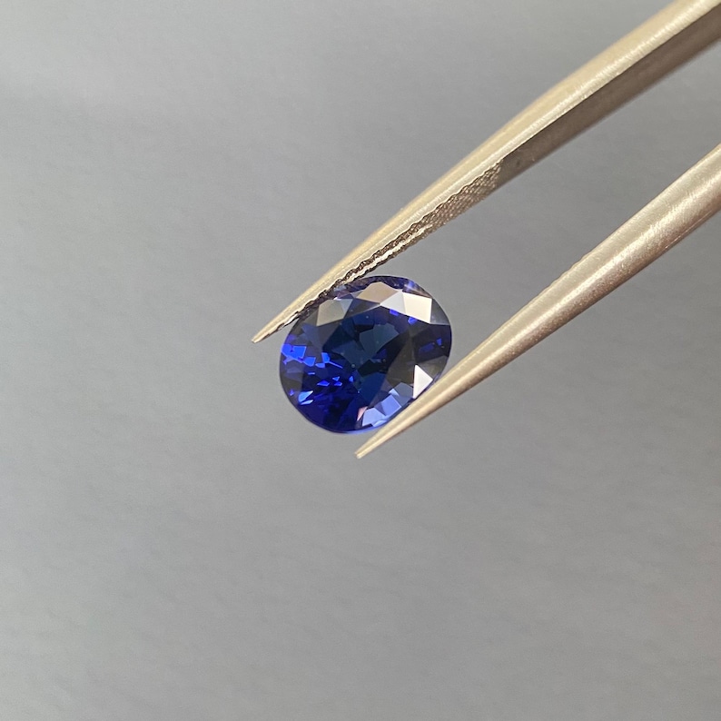 Royal Blue Sapphire Oval|deep Saturated Royal Blue Lab Grown Gemstone ...
