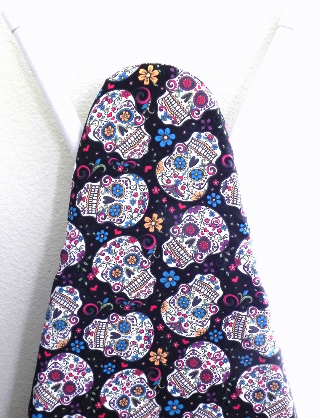 Ironing Board Cover Sugar Skulls Fabric Day of the Dead Laundry ...