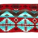 Baby Blanket Navajo Indian Native American Brown Turquoise Fleece ...