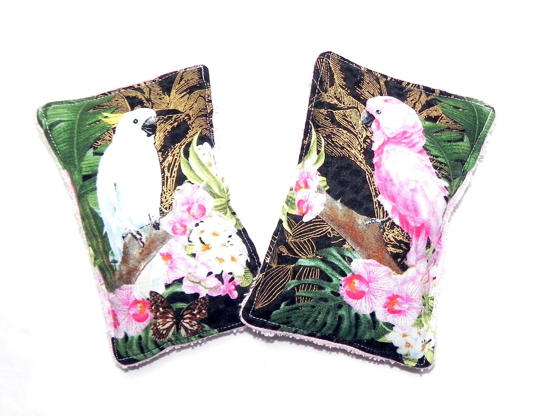 Reusable Washable Eco Friendly Sponges Parrot Cockatoo Set of 2 Kitchen ...
