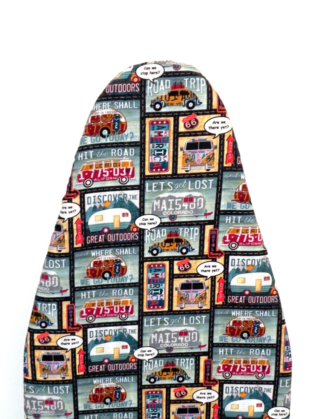 TABLETOP Small Ironing Board Cover Camping Fabric Camper RV Caravan ...