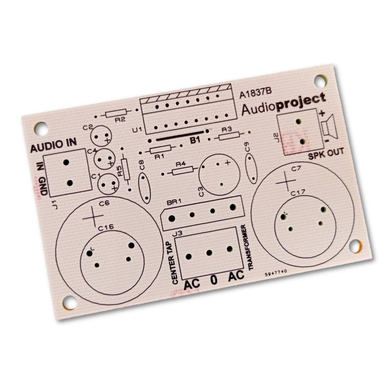 100W DIY Amplifier PCB Design – TDA7293 / TDA7294 Gerber Files ...