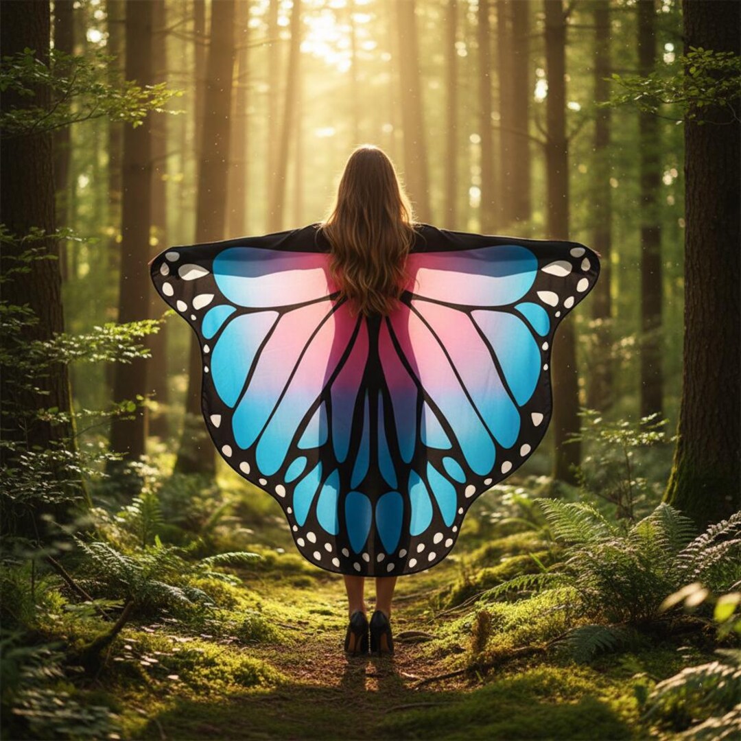 Blue Morpho Butterfly Wing Cape - Etsy