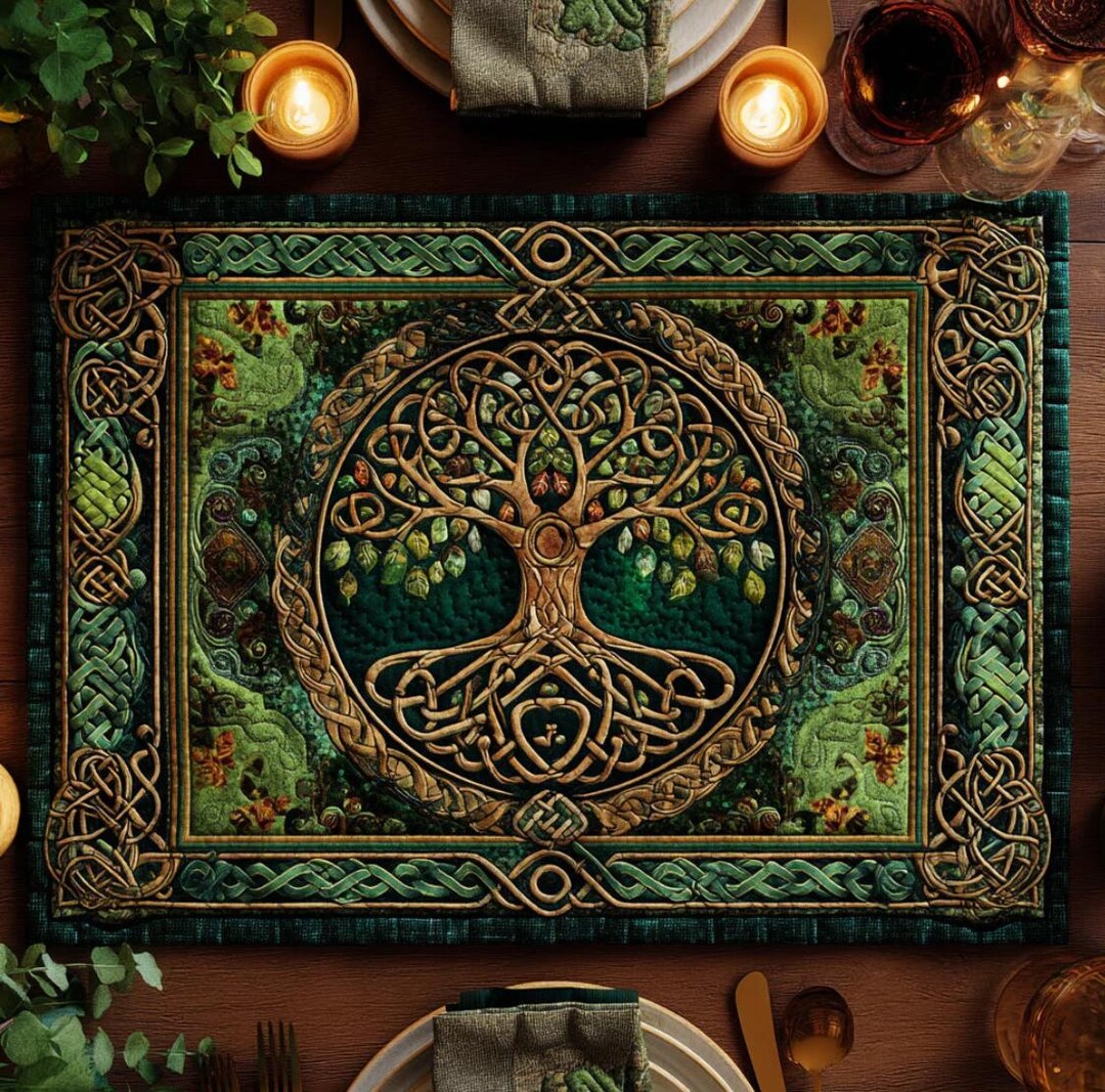 Celtic Tree of Life Doormat, Ancient Symbol Welcome Mat, Pagan Wiccan ...