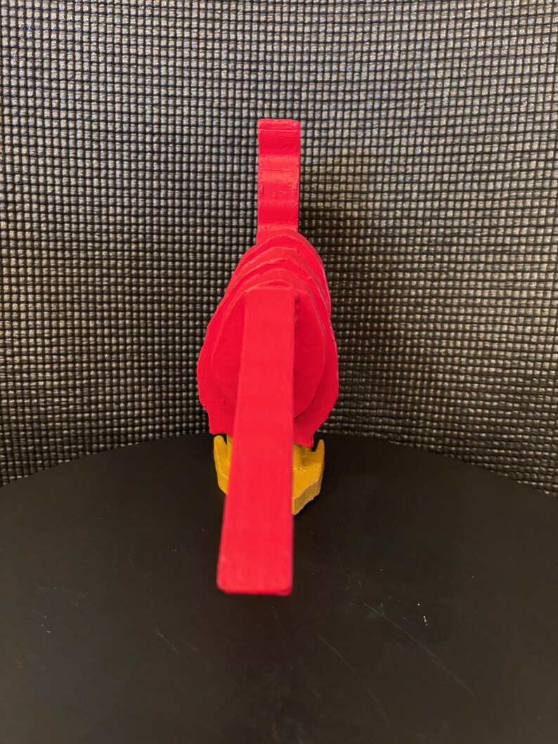 Cardinal Wood Bird Hand Craft - Etsy