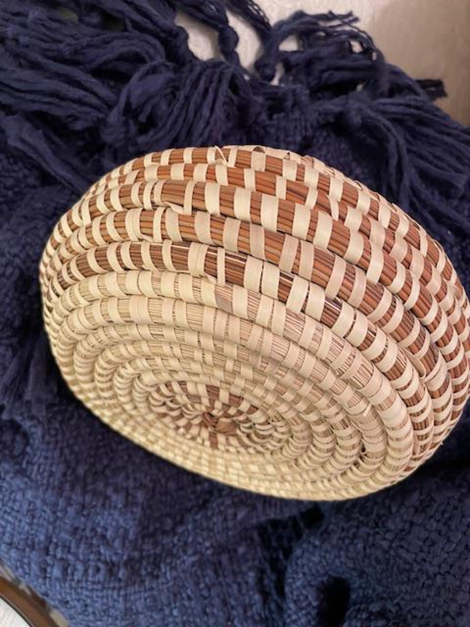 Sweetgrass (aged) Rounded Fruit Bowl - Etsy