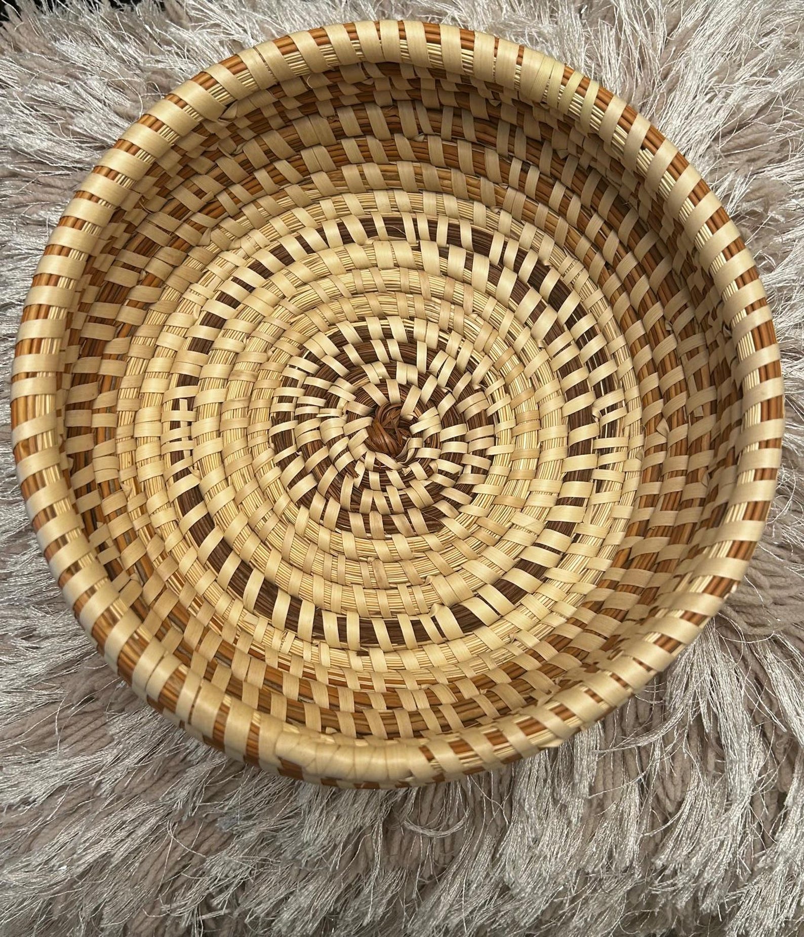 Sweetgrass (aged) Rounded Fruit Bowl - Etsy