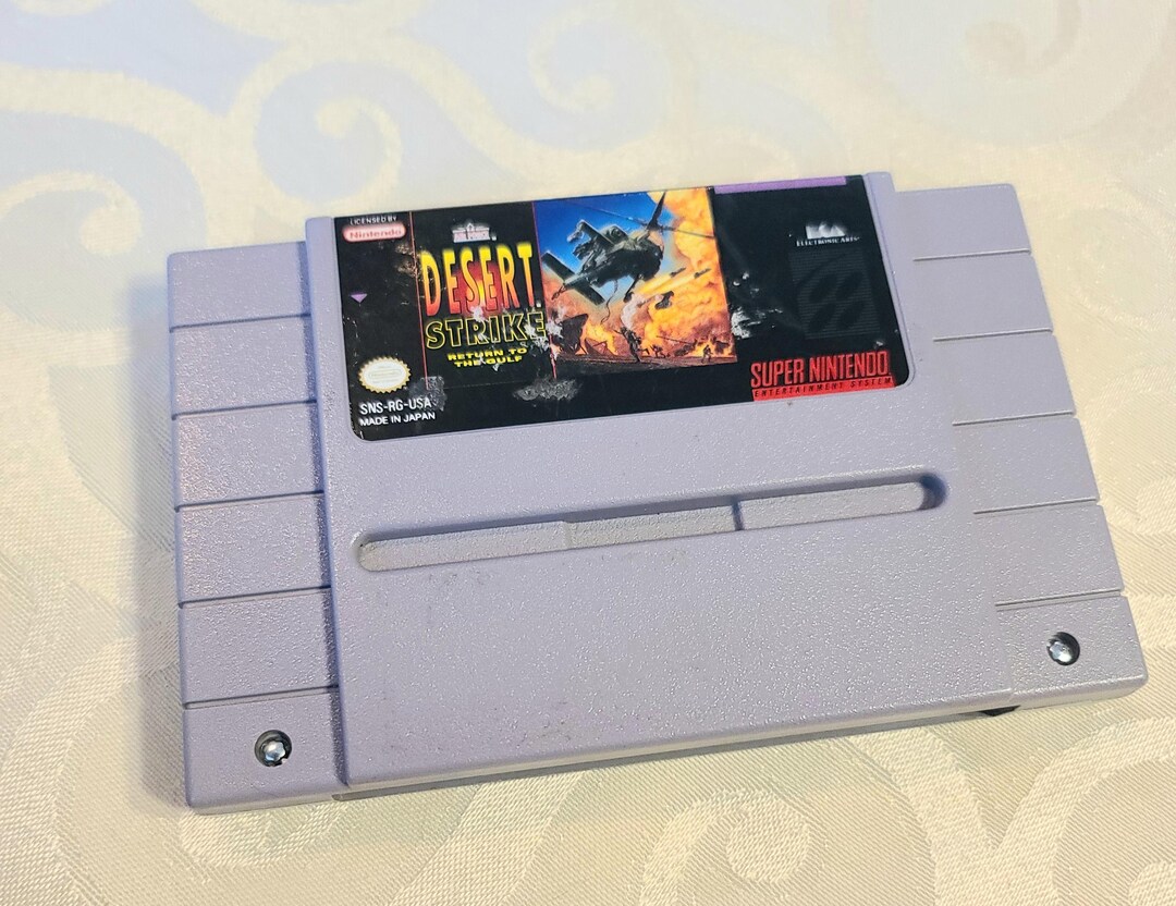 Nintendo Desert Strike Super Nintendo Snes Original Game. - Etsy