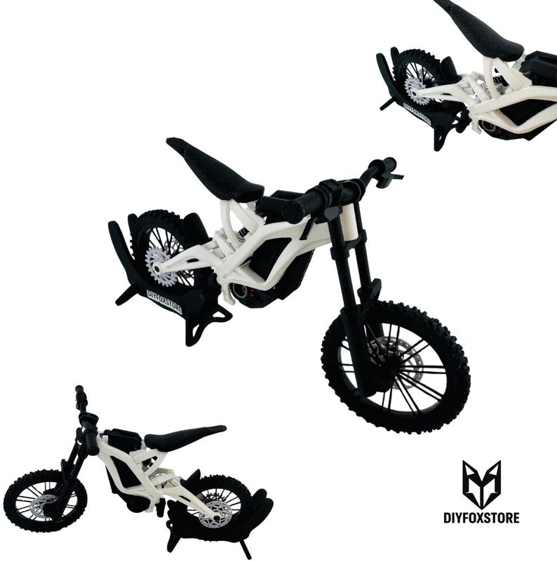 Mini Electric Dirt Bike 3D Scale Model Custom Display Collectible ...