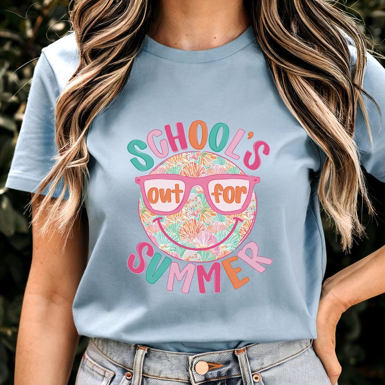 School's Out for Summer DTF Transfer, Teacher Summer Ready to Press DTF ...