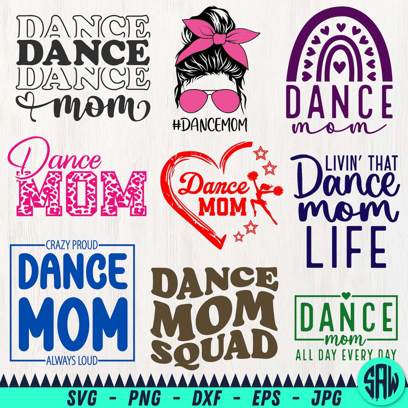 Dance Mom SVG Bundle | Dance Mom SVG | Dance Mom PNG | Cricut ...