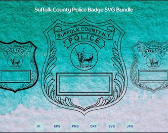 Suffolk County Police Badge SVG Bundle, Suffolk County Police ...