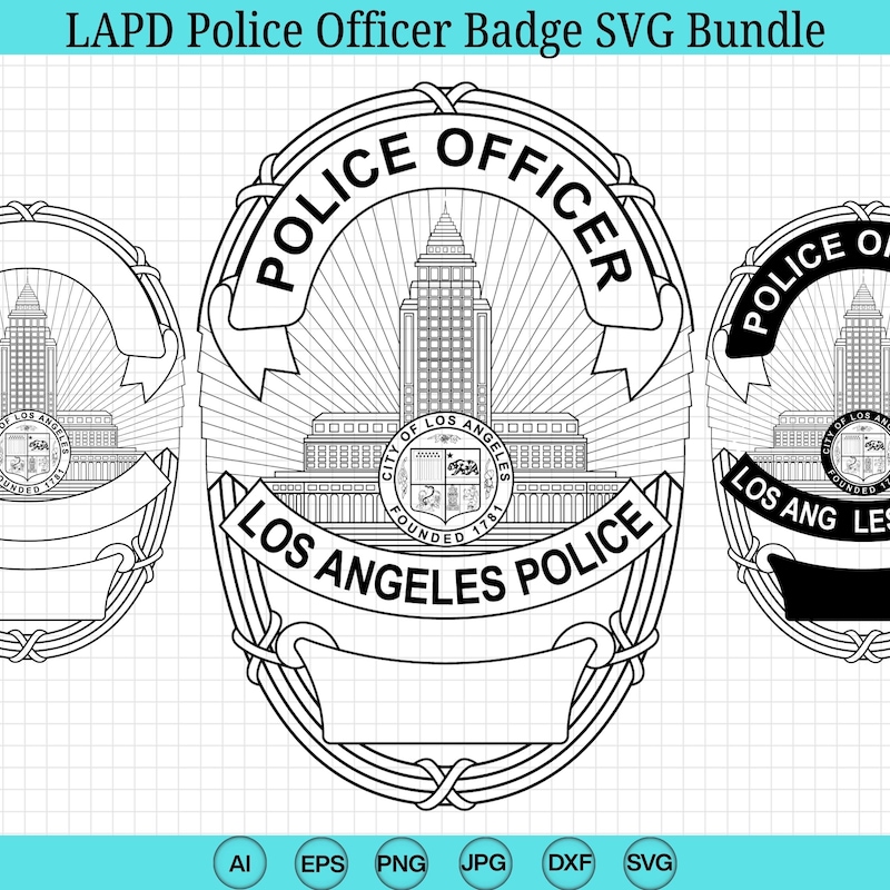 Lapd Badge - Etsy