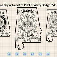 Alabama Emt Bundle | Alabama State Outline | Emt and Leo Design ...