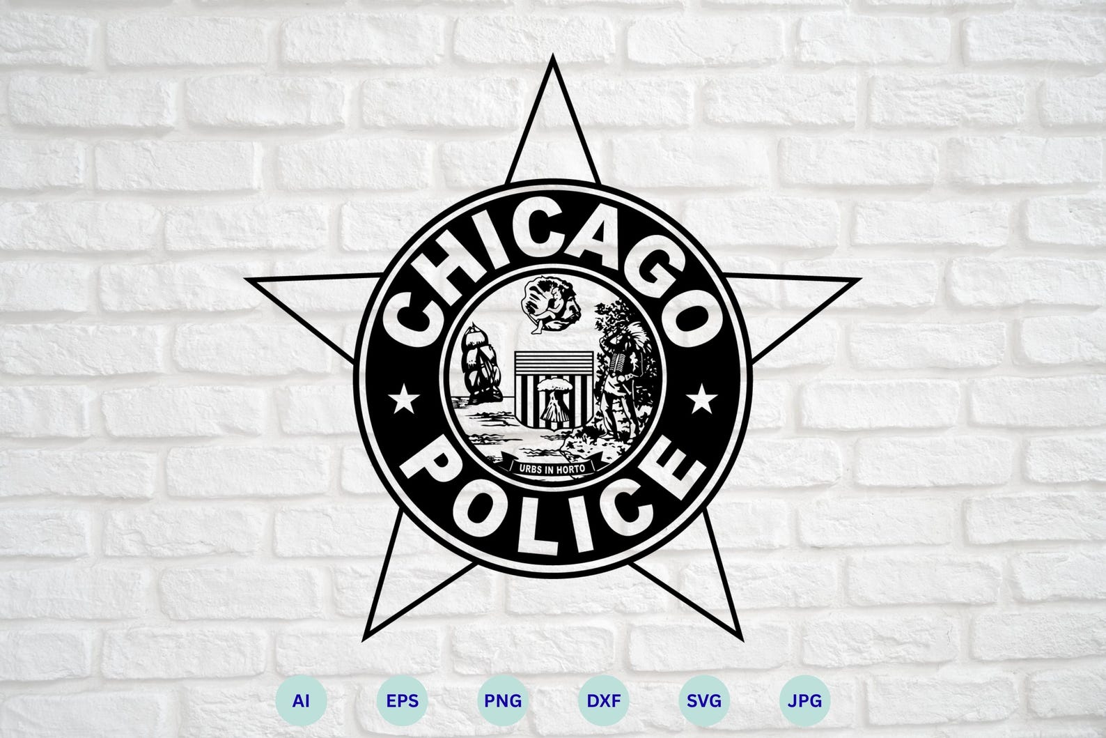 Chicago Police Logo SVG Bundle, Chicago Police Department Emblem Svg ...